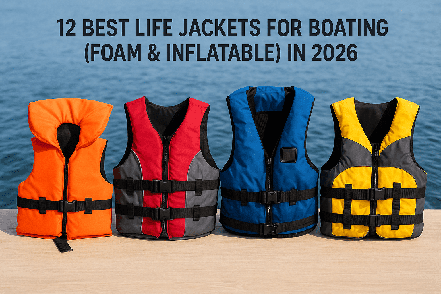 12 Best Life Jackets For Boating (Foam & Inflatable) In 2026 - Crab ...
