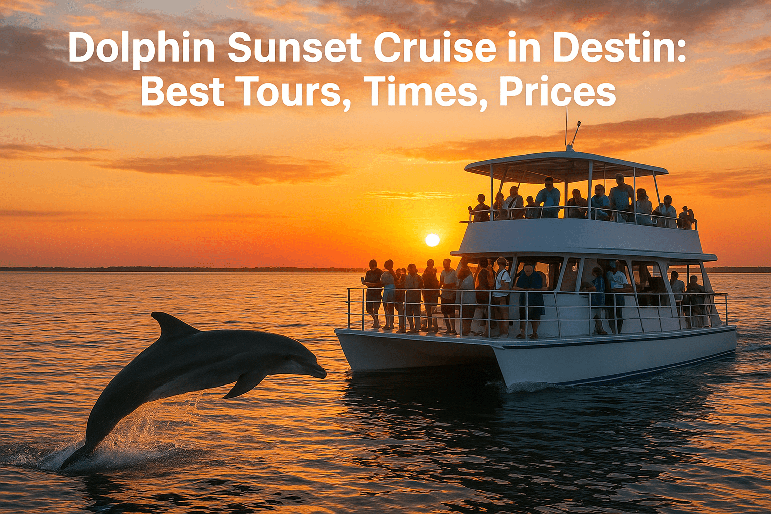 Dolphin Sunset Cruise in Destin: Best Tours, Times, Prices - Crab Island