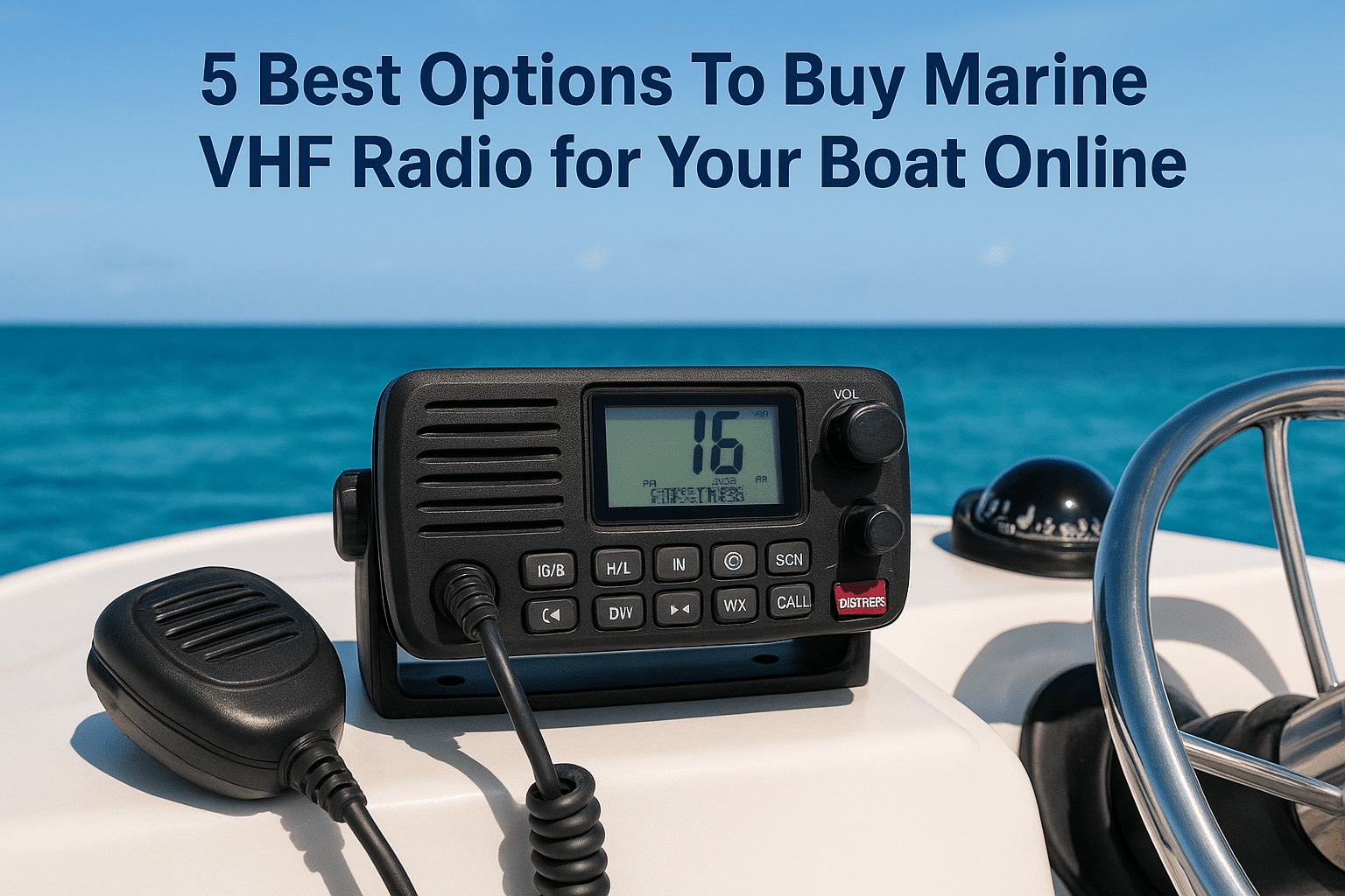 5 Best Options To Buy Marine VHF Radio For Your Boat Online - Crab Island