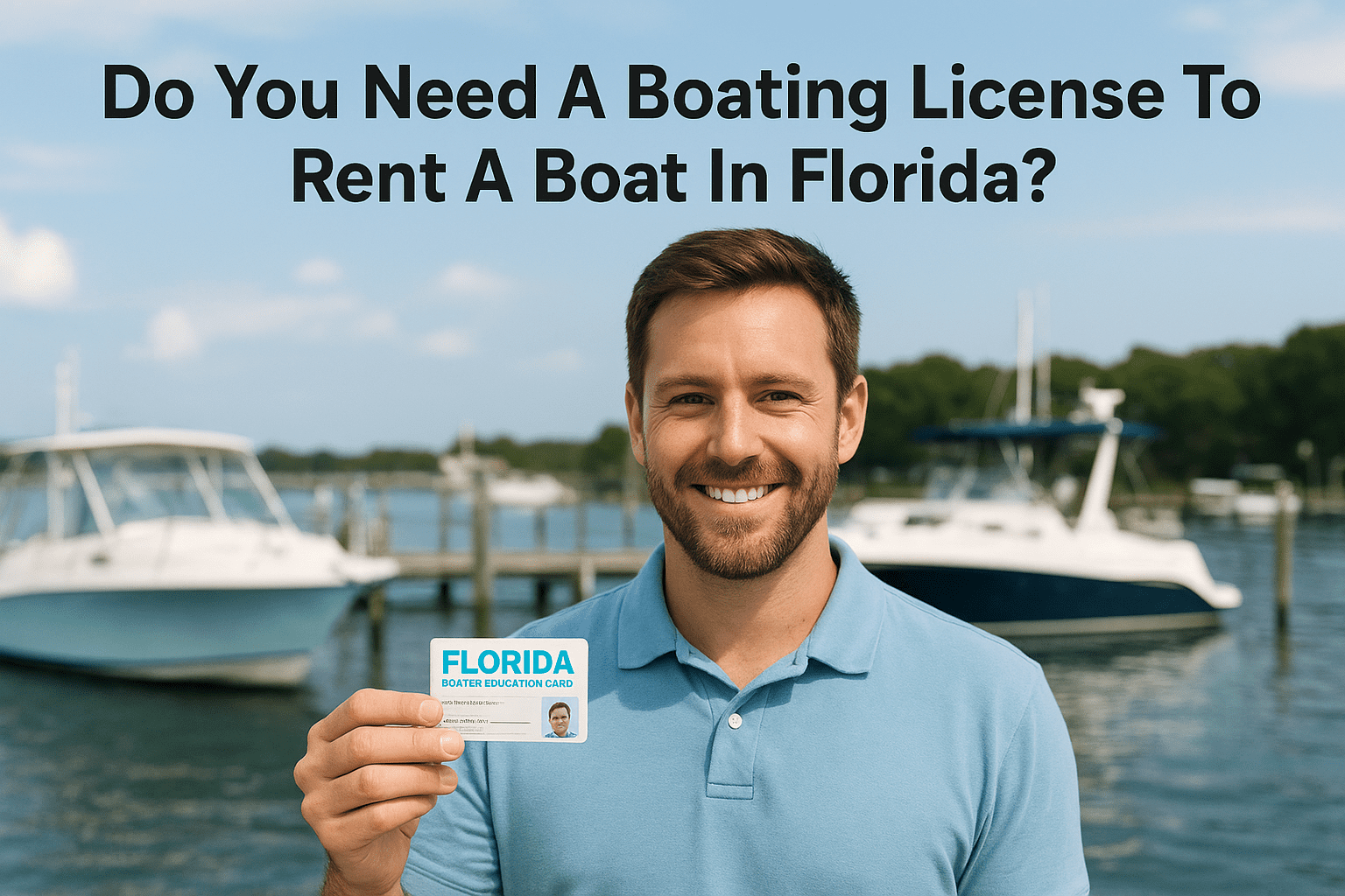 Do You Need A Boating License To Rent A Boat In Florida? - Crab Island